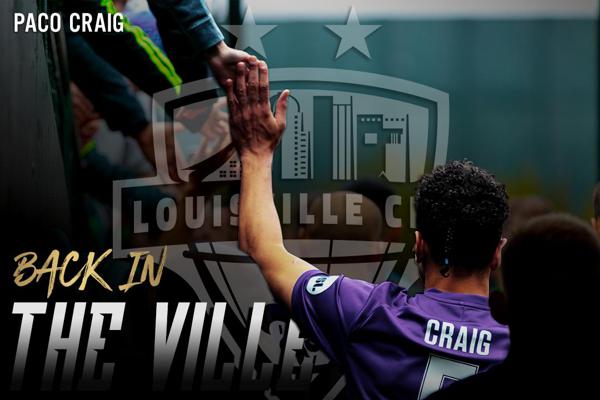 Defender Paco Craig returns to Louisville City FC - Louisville City FC